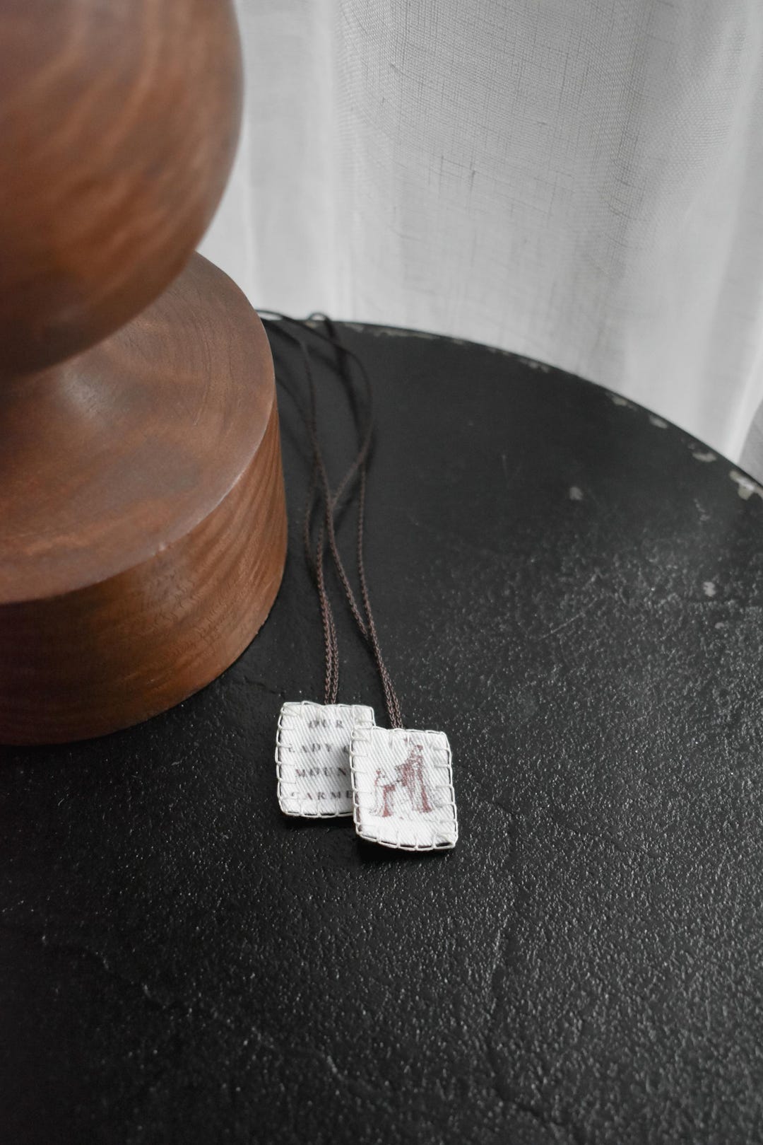 Handmade Mini Brown Scapular of Our Lady of Mount Carmel - Etsy