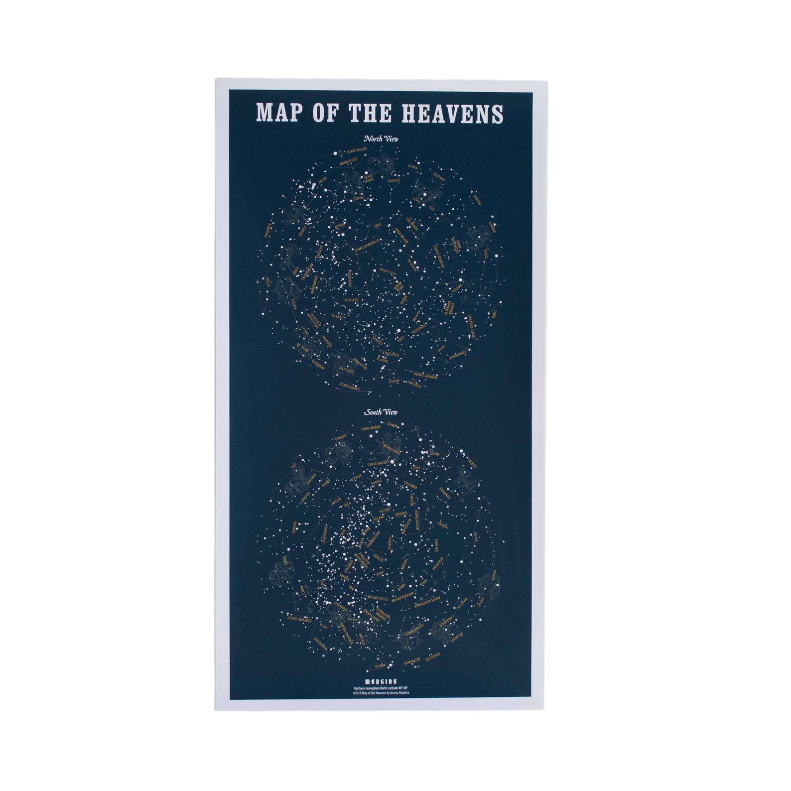 Map of the Heavens 3 COLOR Silkscreen Print - Etsy