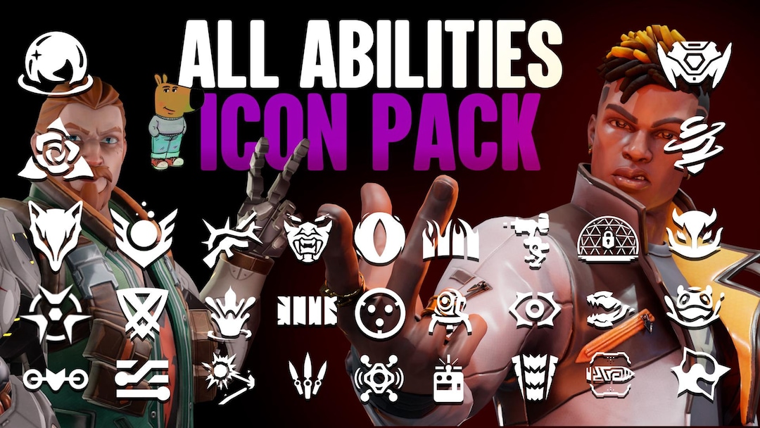 Valorant All ABILITIES ICON PACK vyse Included - Etsy