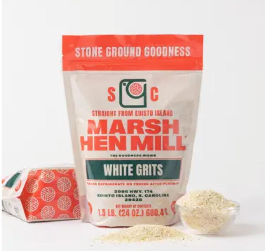 White Stone-ground Grits Marsh Hen Mill - Etsy