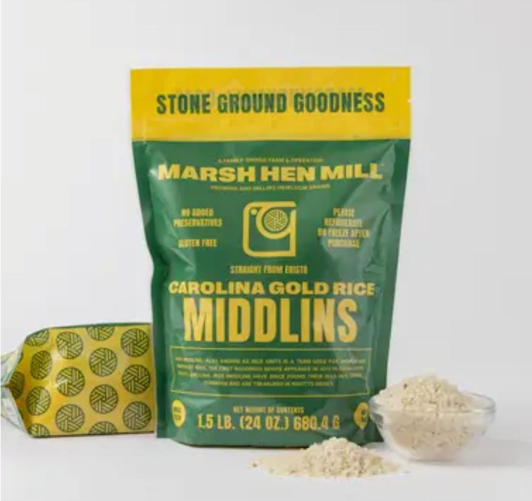 Carolina Gold Rice Middlins Marsh Hen Mill - Etsy