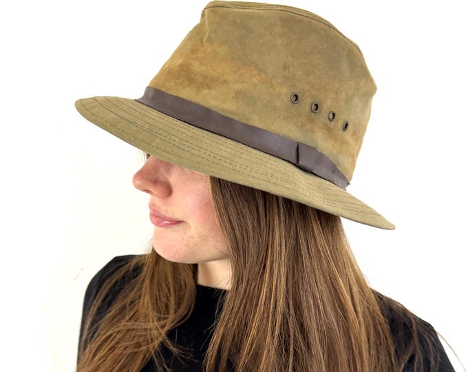 Vintage Distressed Filson Tin Cloth Waxed Canvas Indiana Jones Safari ...