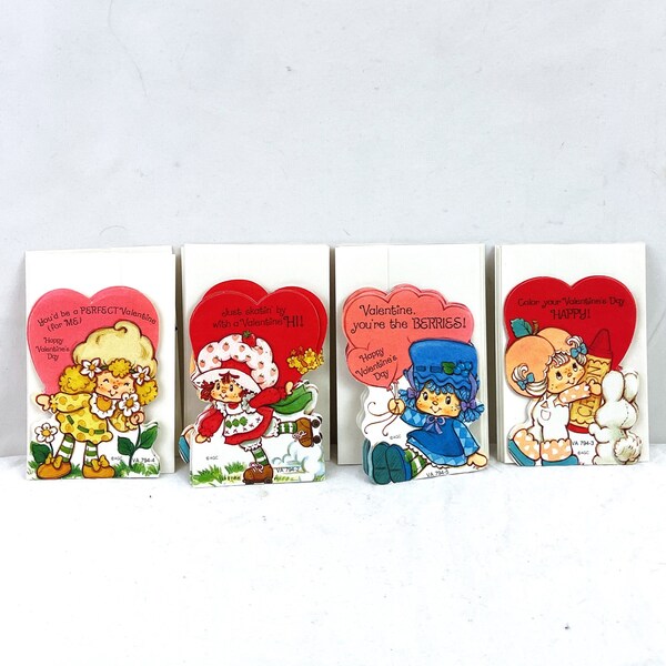 Strawberry Shortcake Valentine Cards - Etsy