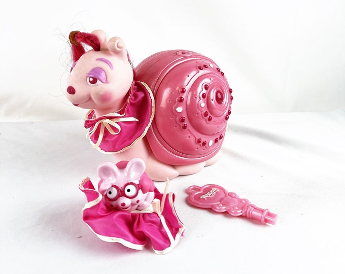 Vintage KEYPERS Tonka 1980s 80s Snail Pink Animal - S2 Fancy W/key ...