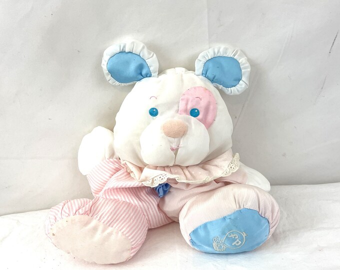 Vintage 90s Fisher Price 1994 Puffalump Pink Blue Puppy Dog Rattle ...