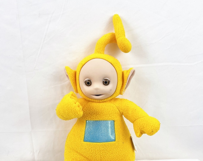 Vintage 90s Teletubbies Yellow Teletubby Laa-laa Plush Collectible Toy ...