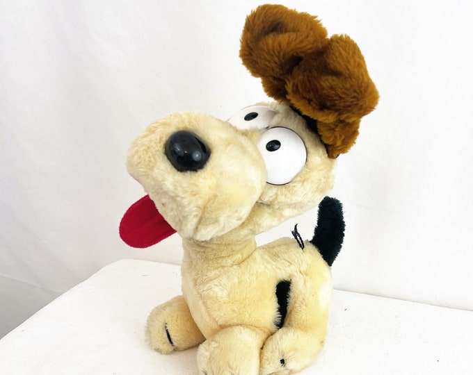 Vintage 1980s 80s Odie Plush Stuffed Animal Garfield Dog - Etsy