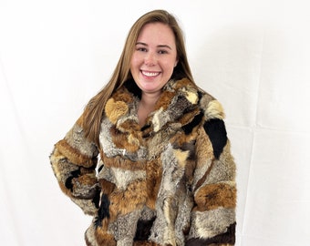 Rabbit Fur Jacket | Etsy