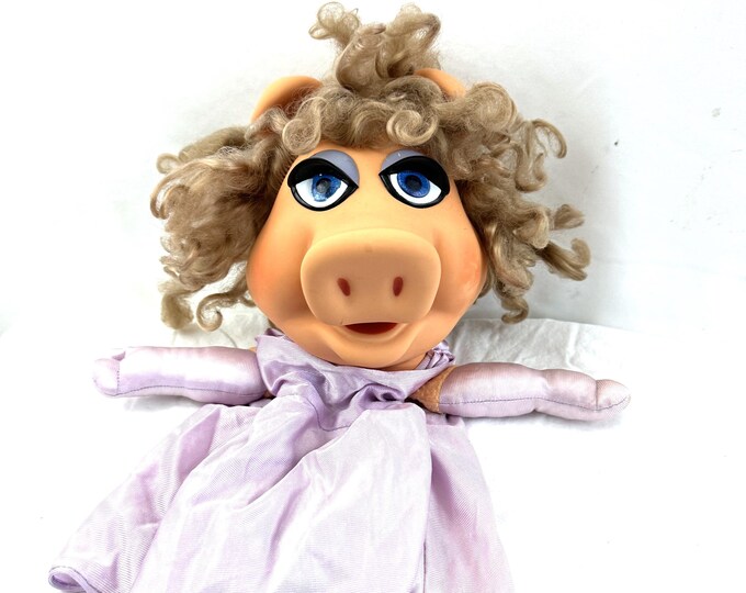 Vintage 70s 1970s 1977 Miss Piggy Muppets FISHER PRICE Doll Collectible ...