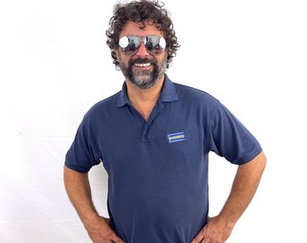 Vintage Blockbuster Polo Shirt Employee Uniform 90s Be Kind Rewind ...