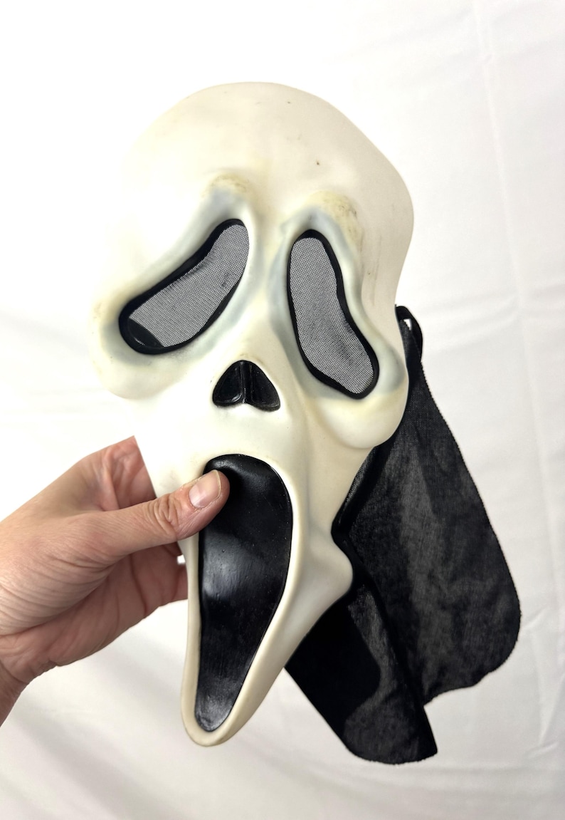 Vintage Vtg 1990s 90s Scream Movie Halloween Shroud Ghostface 3rd Gen ...
