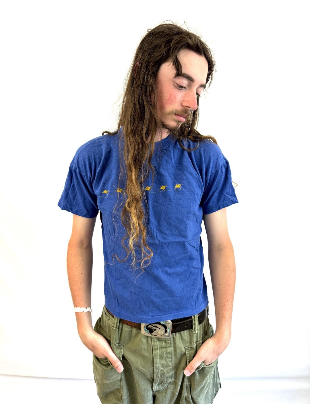 Vintage 80s 1980s Dallas Texas Blue Tee Shirt Tshirt - Etsy