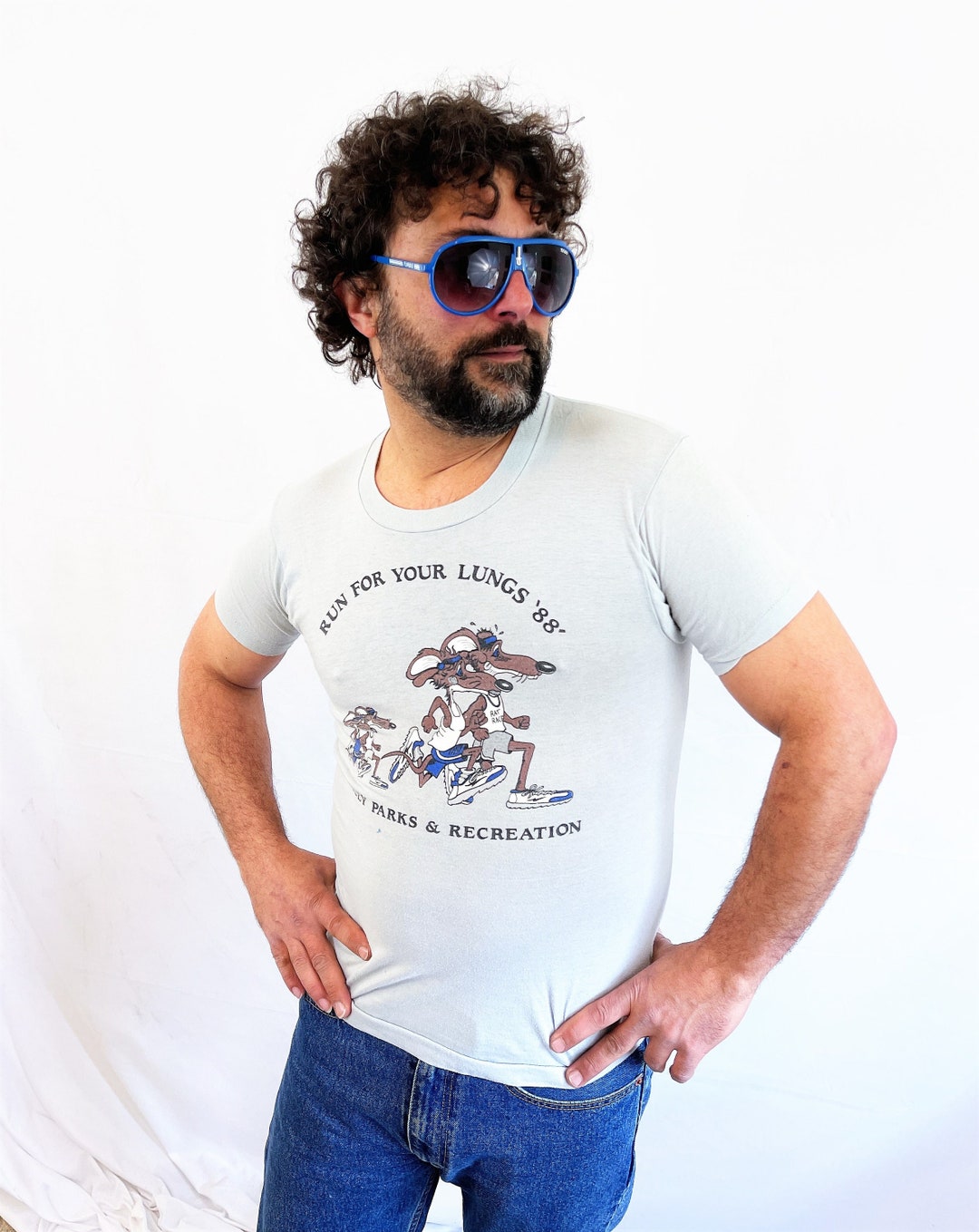 Vintage 1980s 80s Rat Race Shirt Tshirt Run for Your Lungs - Etsy