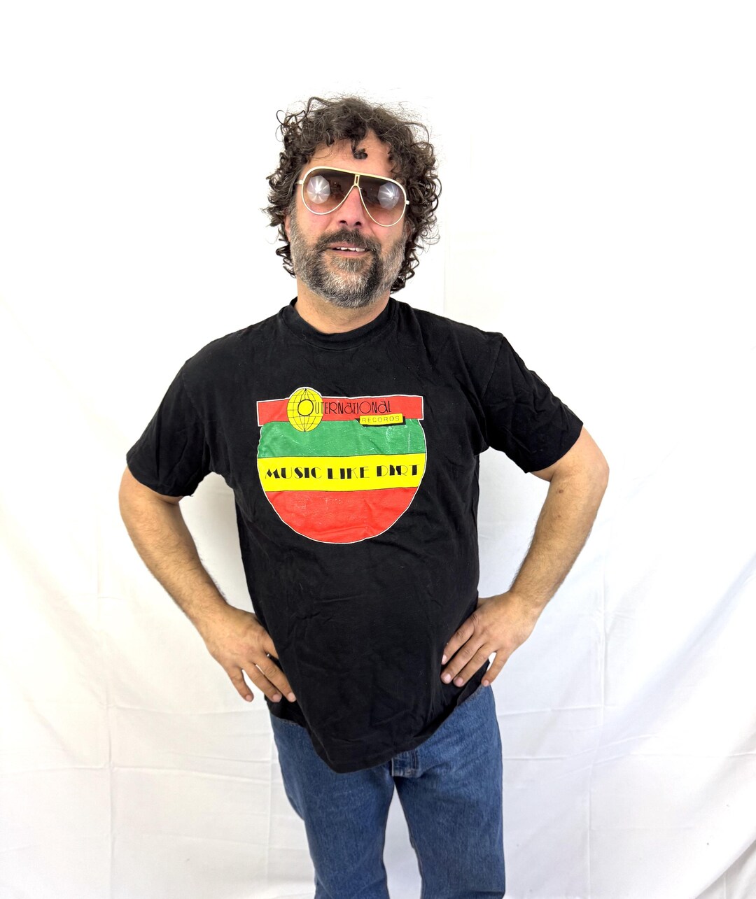 Vintage 1980s 80s RARE Rastafari Jamaica Red Gold Green Reggae Music ...