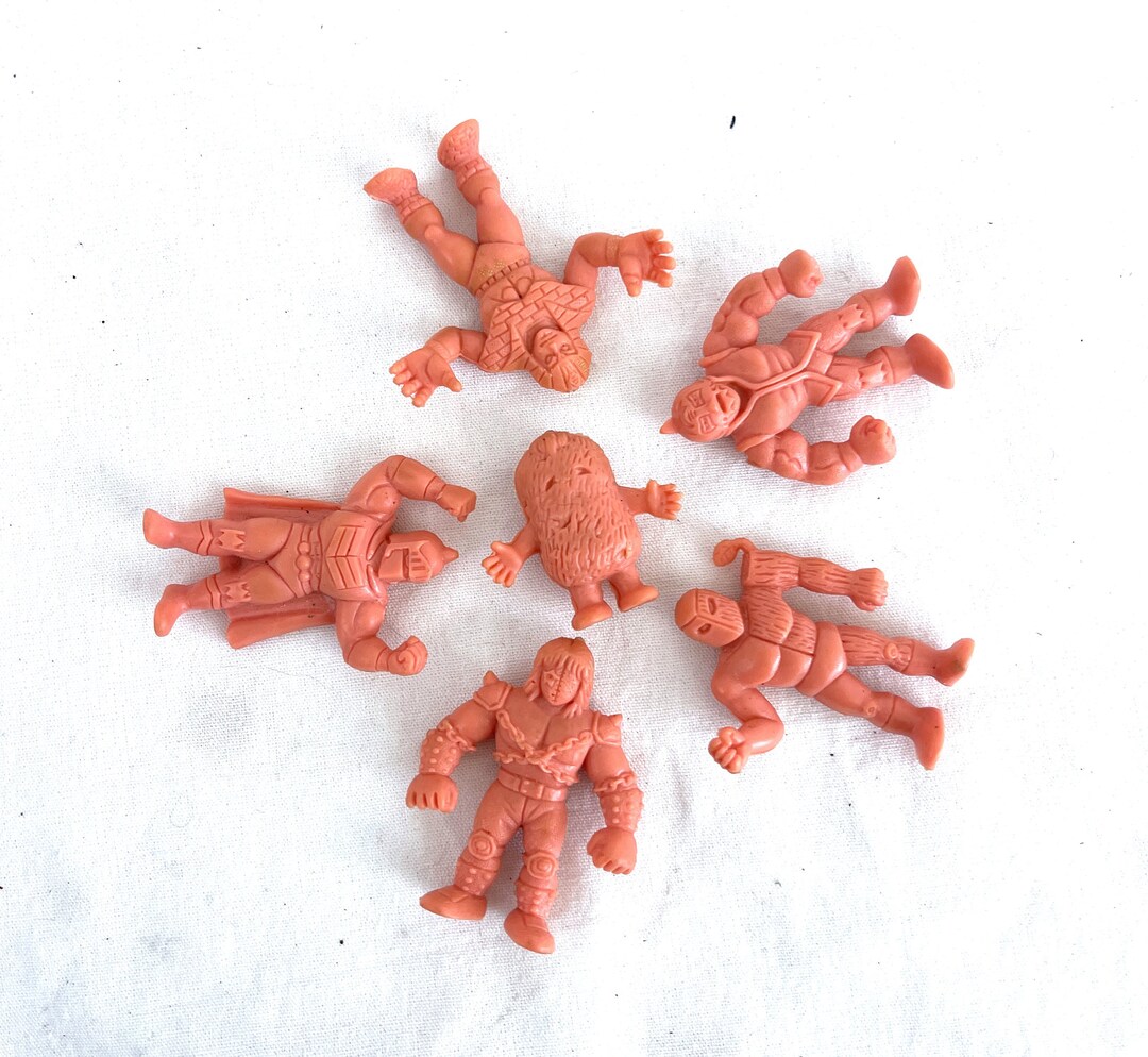 Lot of 6 Six Vintage Vtg M.U.S.C.L.E. MEN Mattel 80s 1980s Kinnikuman ...