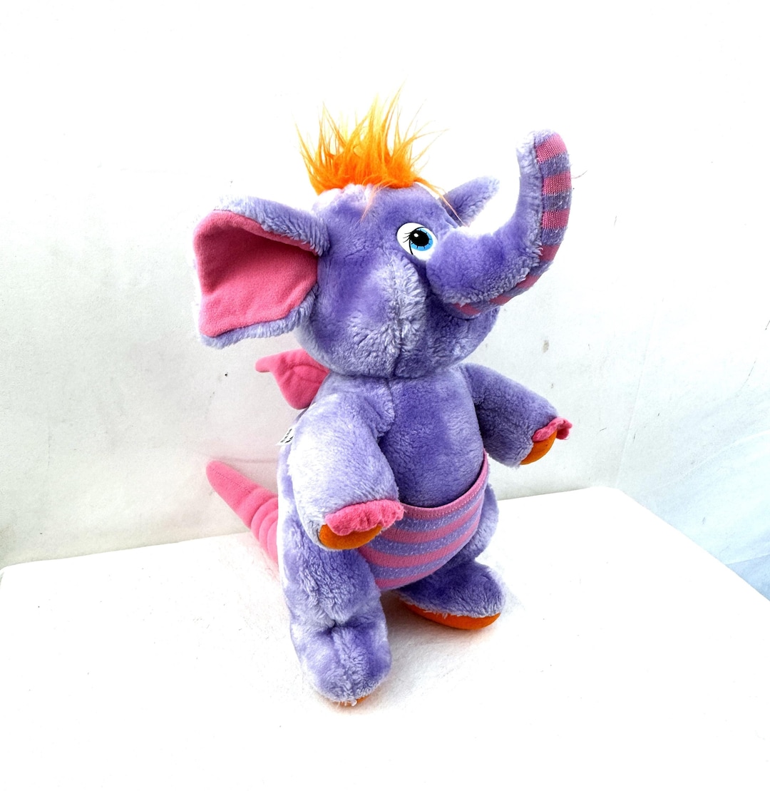 Vintage 1984 Wuzzle the Wuzzles Walt Disney Purple Elephant Hasbro ...