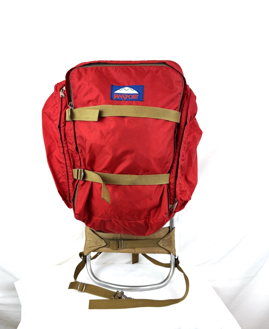 Vintage Red Jansport External Frame Backpack - Jan Sport Paine Field ...