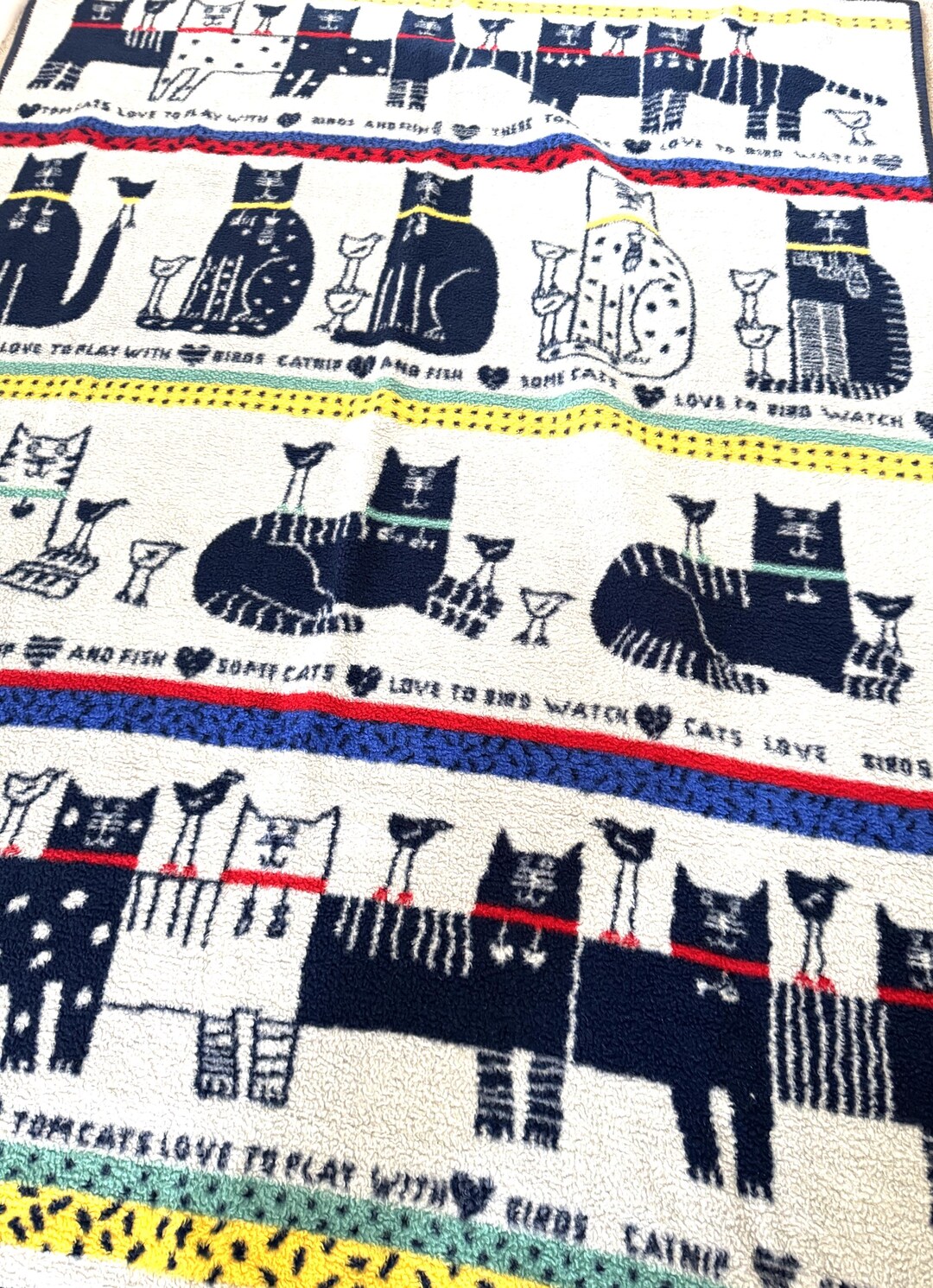 Vtg Vintage Vuteks Vukovar CATS Crown Crafts 1989 Pat Meyers Cat Lovers ...