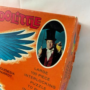 Vintage 1960s 60s Doctor Dolittle Polynesia Parrot Puzzle - WHITMAN ...