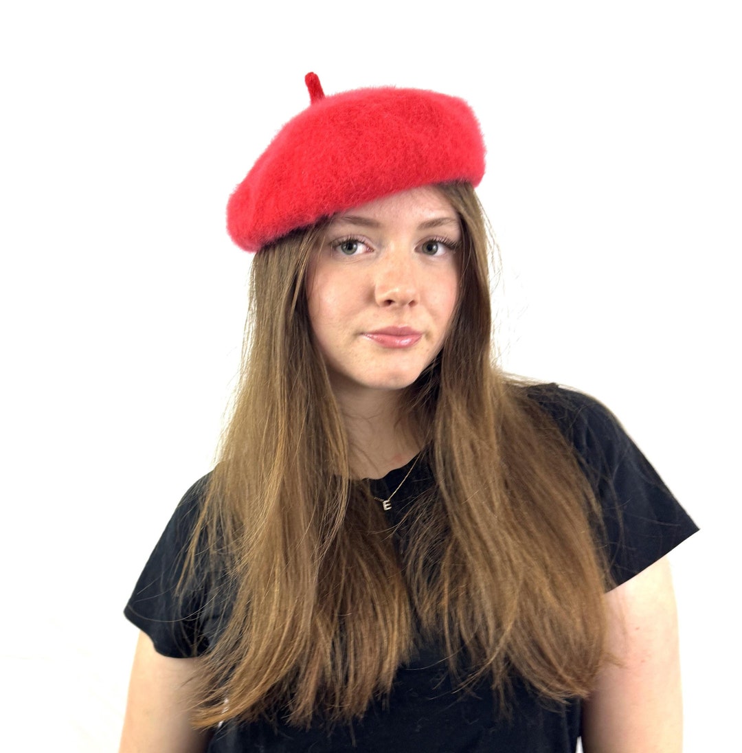 Vintage French Wool Beret Hat - Paris Haute Mode - Made in France for ...
