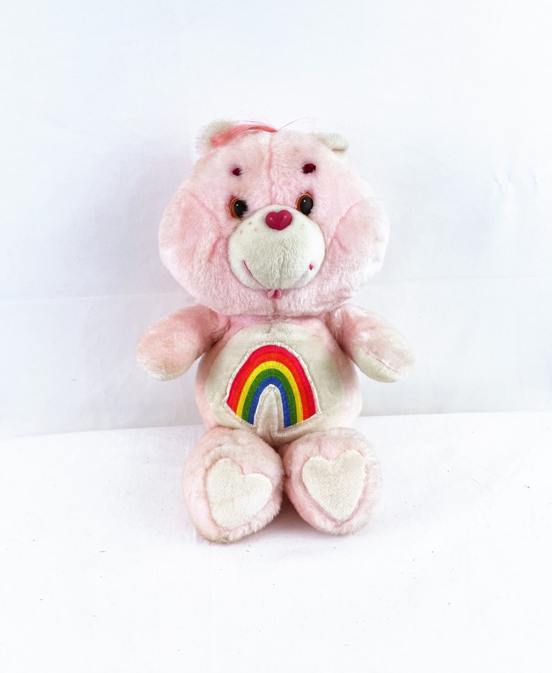 Vintage Plush 1980s 80s Care Bear Stuffed Animal - Cheer Bear - Etsy