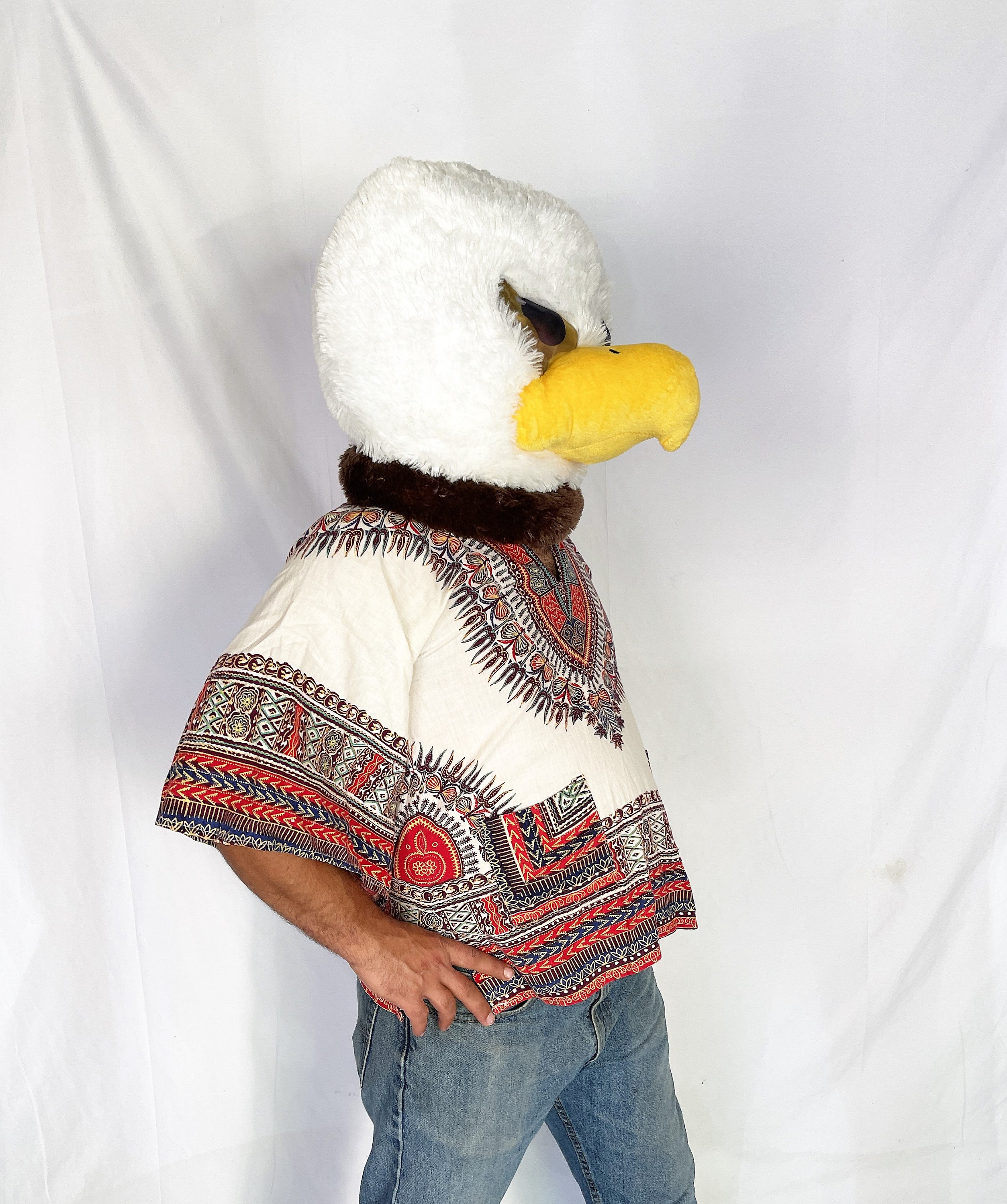 Vintage Dan Dee Big Greeter Heads Huge Bald Eagle Full Head | Etsy