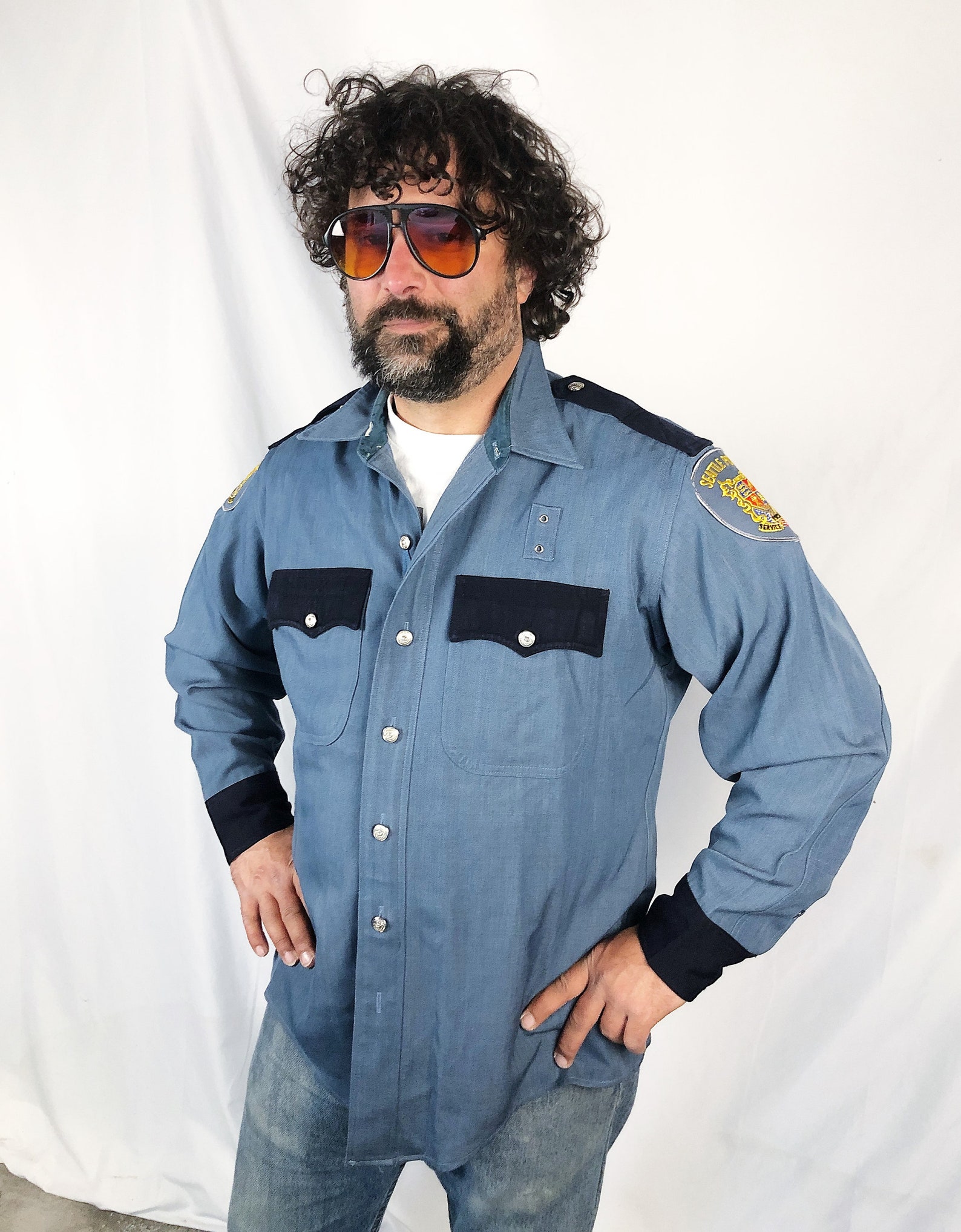 Vintage 1970er 70er Jahre Seattle Polizei Cop Uniform Super | Etsy