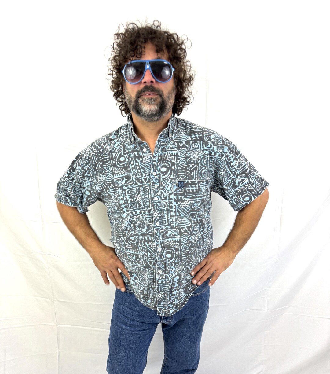 Vintage 1980s 90s Quicksilver Button up Shirt - Etsy