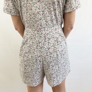 Vintage 80s 1980s Floral Summer Romper Carol Anderson - Etsy