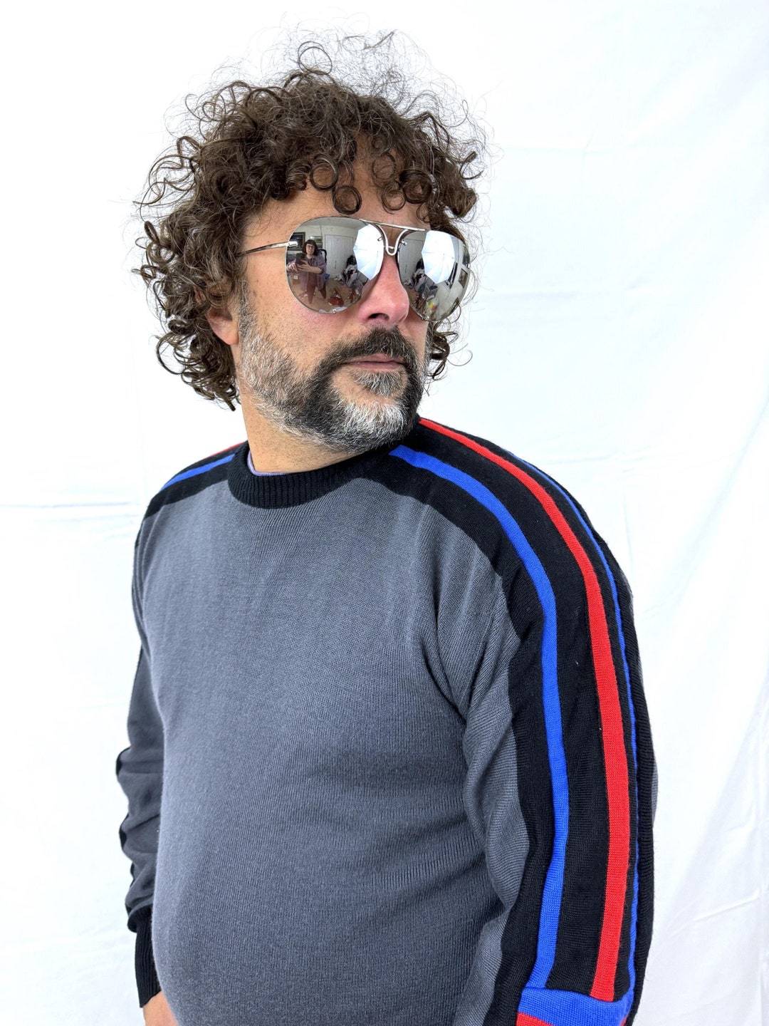 Vintage Striped 1980s 80s White Stag Ski Winter Sweater - Etsy