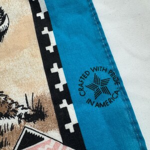 Vintage Southwest Native American Indian Bandana Kerchief - Etsy