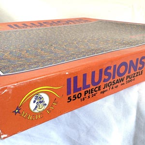 Vintage 1990s 90s Magic Eye Illusions Jigsaw Puzzle 1993 SEALED - Etsy ...