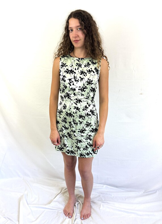 Vintage 1990s 90s Summer Fitted Dress - By Street Flo… - Gem