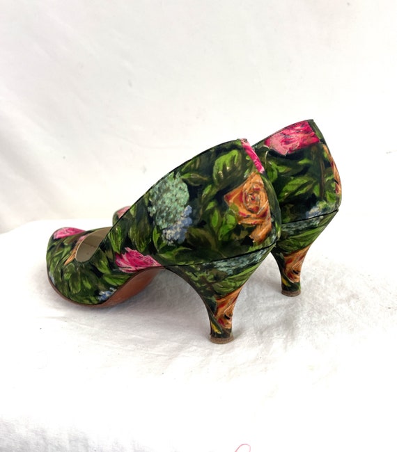 RARE Vintage 1950s 50s De Liso Debs Floral Cocktail P… - Gem