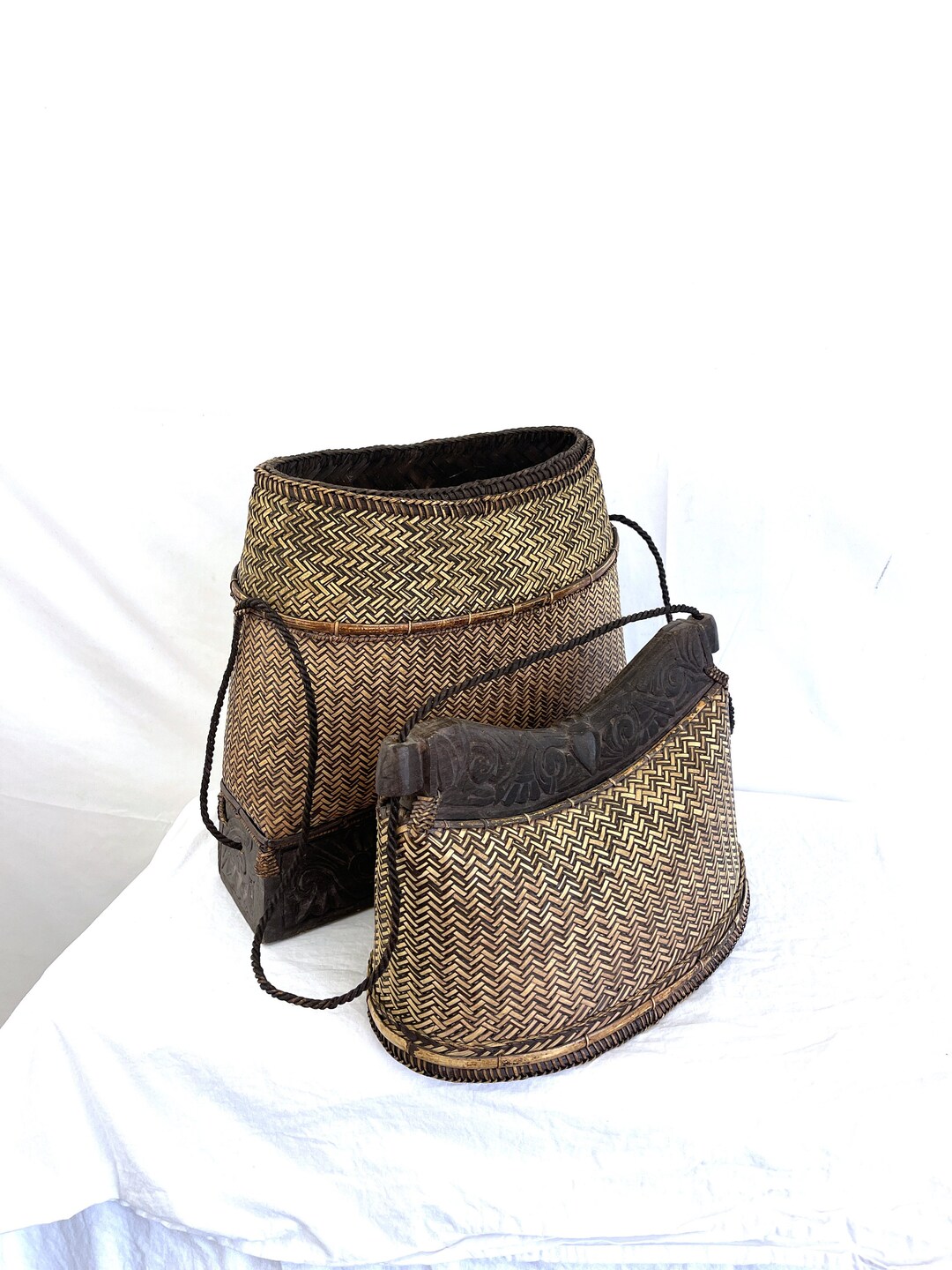 Vintage Large Indonesian Asian Ethnic Artifacts Hand Woven Tribal ...