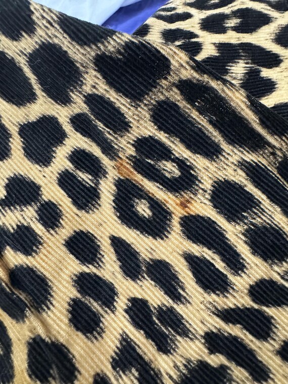 Sweet 1950s 50s Cigarette Leopard Animal Print High W… - Gem