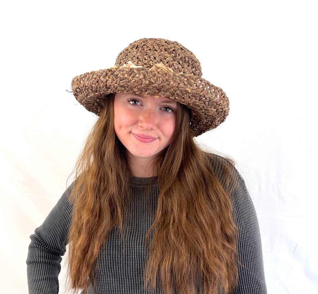 Vintage 1980s 80s Blossom Designer Grunge Hat GAP - Etsy