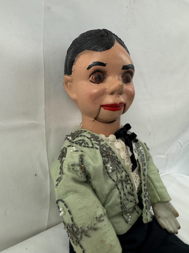Rare Vintage Composition Older VENTRILOQUIST Dummy Doll Puppet - Etsy