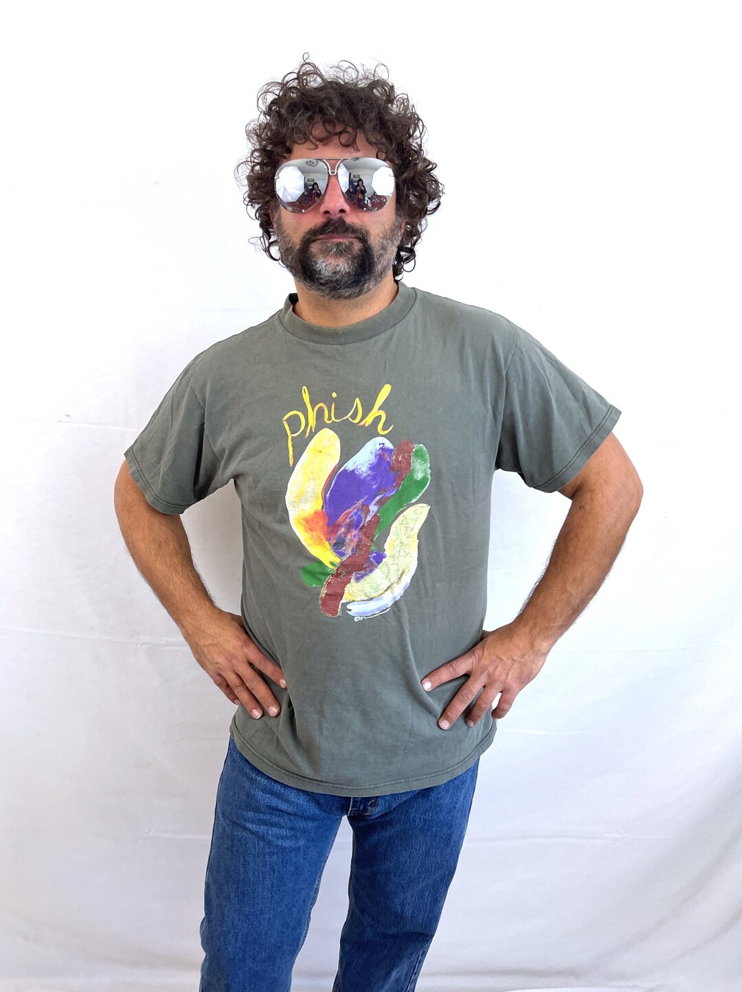 Vintage RARE 90s 1990s Phish Tour Gray Tshirt Tee Shirt - Etsy