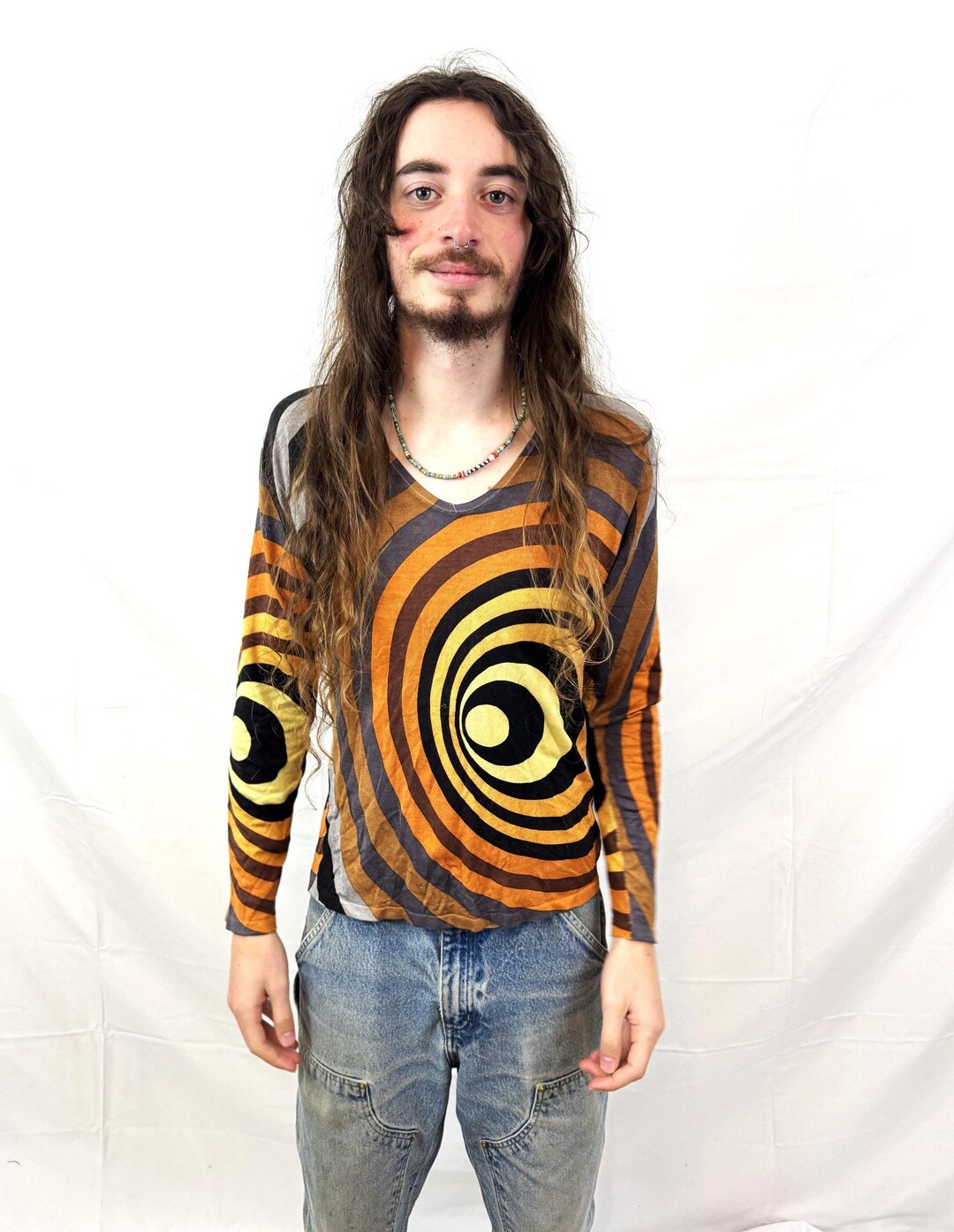 Vintage 1990s 90s RARE Rad Swirl Top Shirt - by Ubu - Etsy