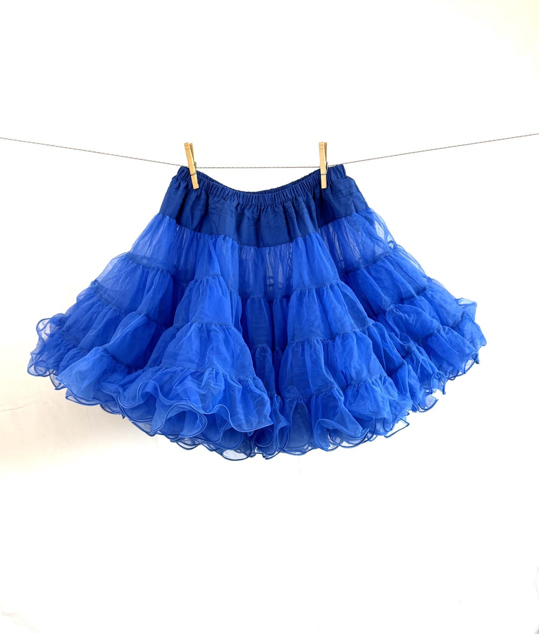 Vintage Blue Square Dancing Petticoat Tutu Crinoline Slip - Square up ...