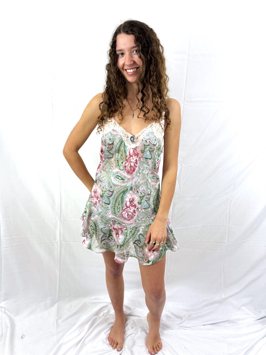 Vintage 1980s 80s 90s Victoria's Secret Gold Label Lingerie Negligee ...