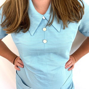 Vintage 1960s 60s Blue Nurse's Uniform Costume - Paragon Uniforms - Etsy