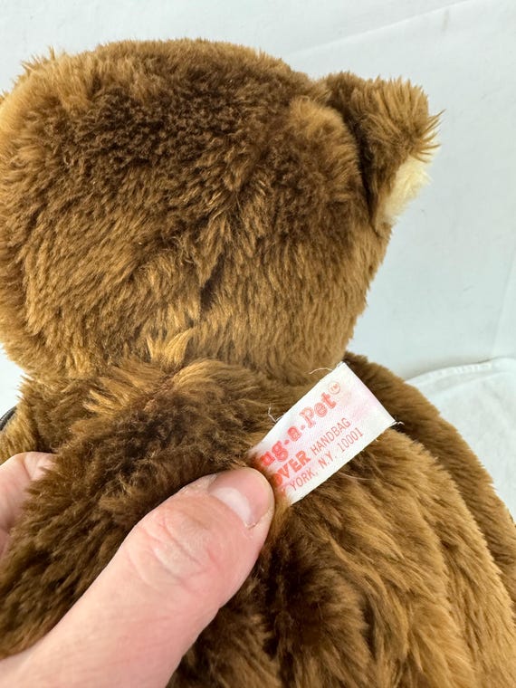 Vintage Teddy Bear Backpack - Hug -a- Pet - Gem