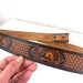 Vintage Western Tooled Leather Full Grain Cowhide Wolf Belt by Brushy ...