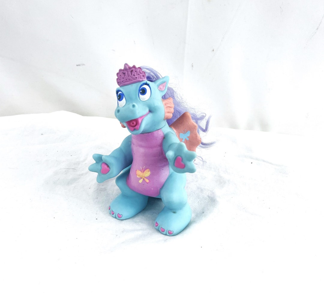 Vintage 1993 Galoob My Magic Kissing Dragon Blue Smoocher Squirt Bath ...
