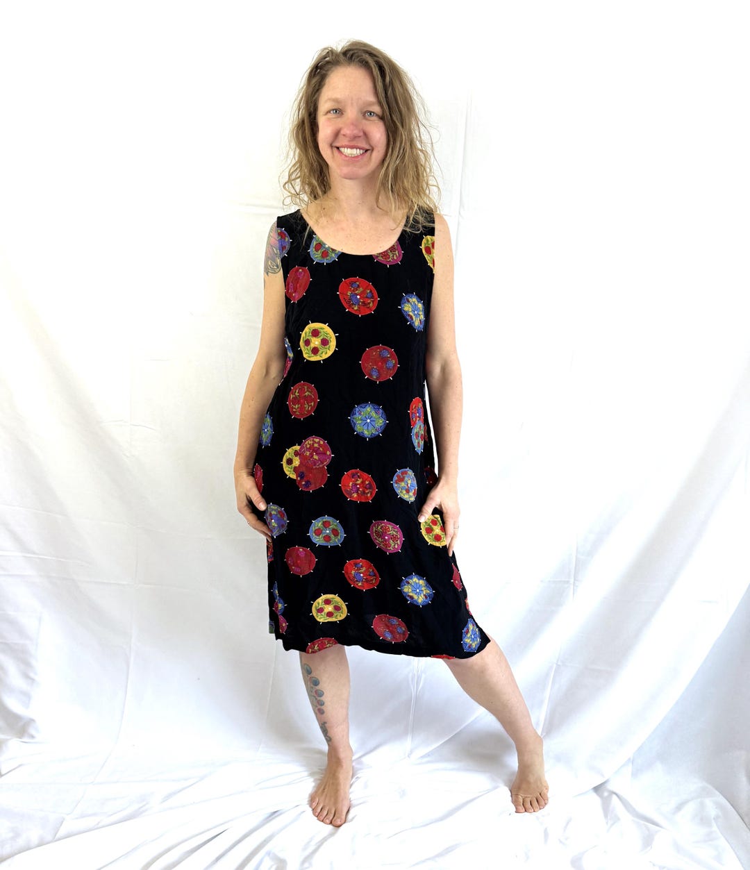 Vintage 90s 1990s Chico's Cocktail Umbrella Dress - Etsy