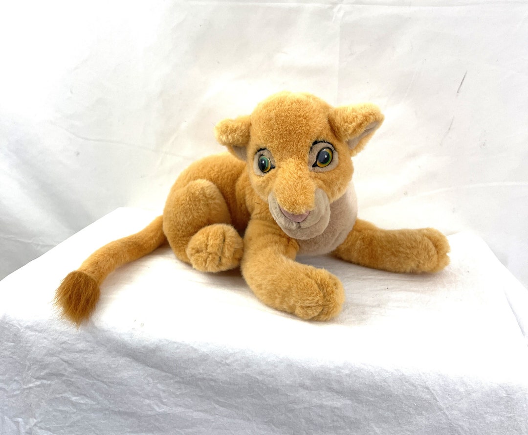 Vintage 1990s 90s Lion King Simba Plush Cub Stuffed Animal - Disneyland ...