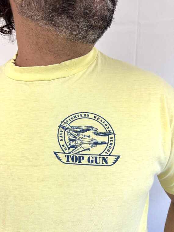 Vintage 1980s 80s US Navy Fighters Weapons School TOP… - Gem