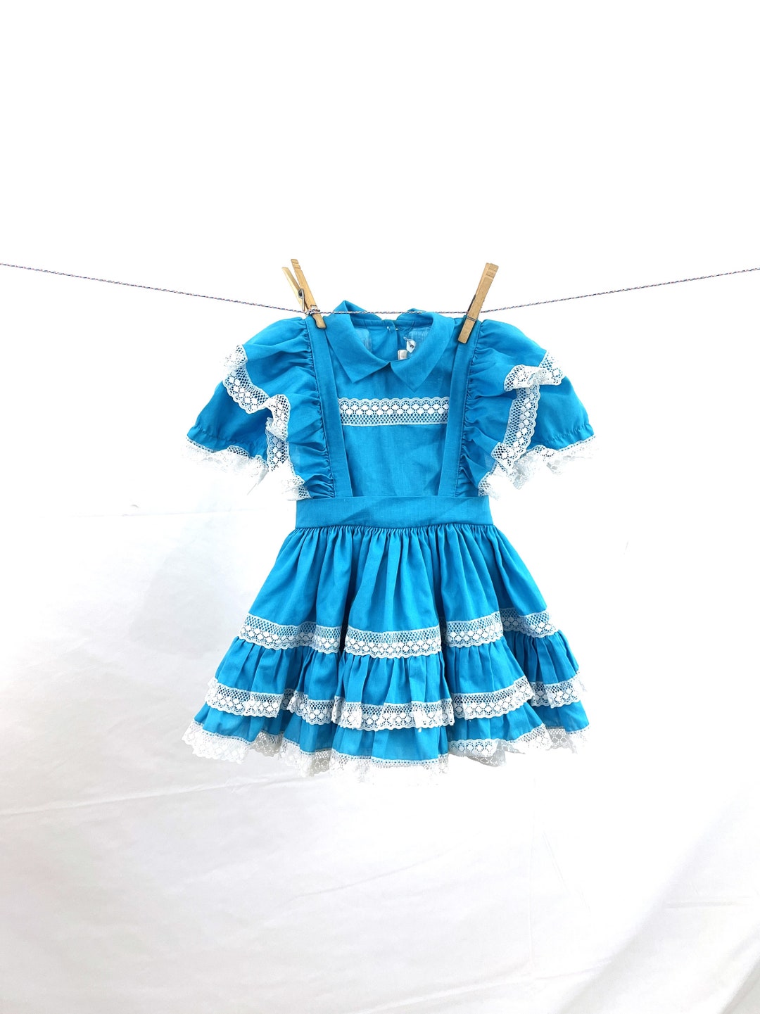 Sweet Vintage KIDS SIZE Girls Western Country Square Dancing Costume ...